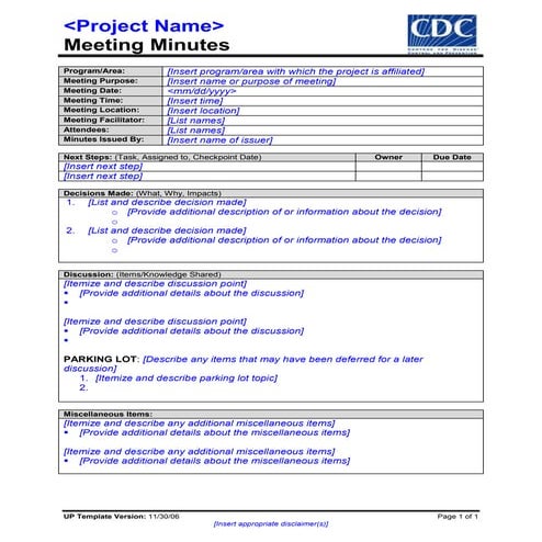 CDC_Basic UP_Meeting_Minutes_Template.doc