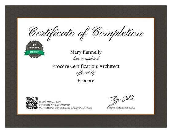 Procore Certification | PPT
