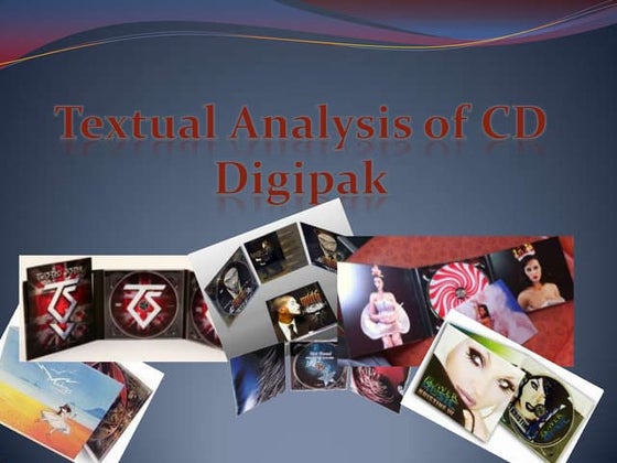 Digipak flatplans | PPT