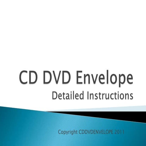 CD DVD Envelope | PPTX