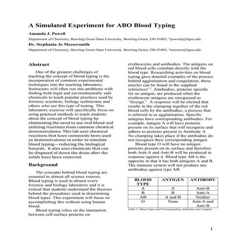 ABO_Blood_Typing[1] | PDF