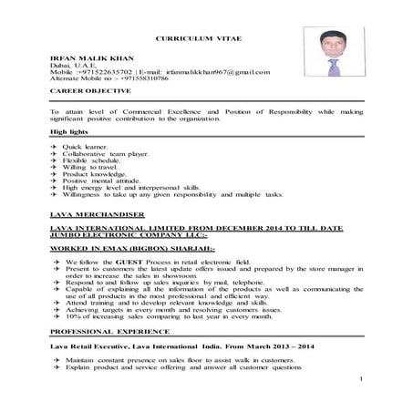IRFAN MALIK KHAN resume (1) | DOCX