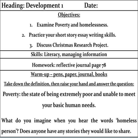 Development 1 and introduced project | PPTX