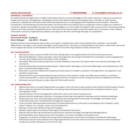 Jamie Carmichael Resume | DOCX