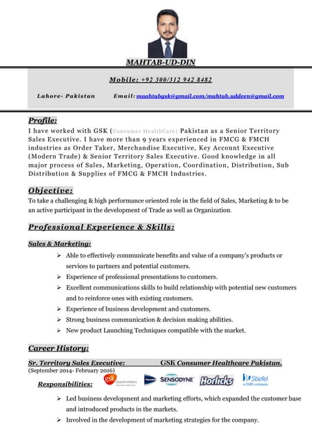 CV / Personal Profile/ Kashif Qureshi | DOCX | Career Planning | Careers