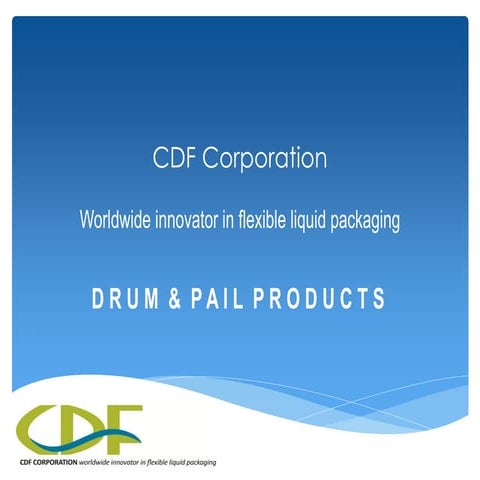 CDF Drum and Pail Flexible Packaging | PDF