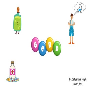 GERD -Gastro esophageal reflux disease | PPTX