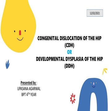Congenital Dislocation of the Hip - PHYSIOTHERAPY | PPTX