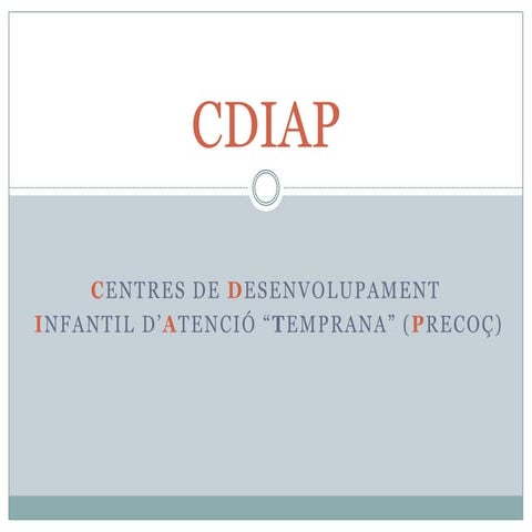 CDIAP | PPTX
