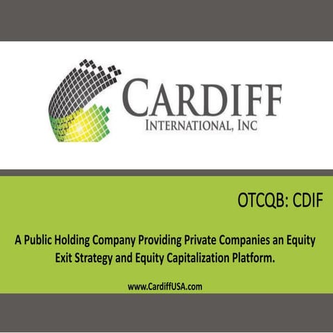 CDIF investor presentation | PPT