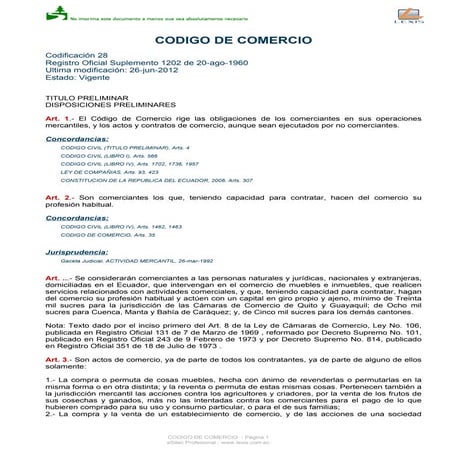 Código de-comercio | PDF