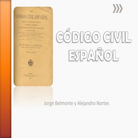 Código civil español (1889) | PPT