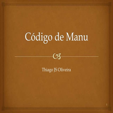 Código de manu | PPTX