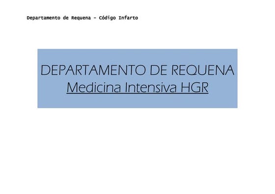 Código infarto 2 | PDF | Heart and Cardiovascular Diseases | Diseases ...