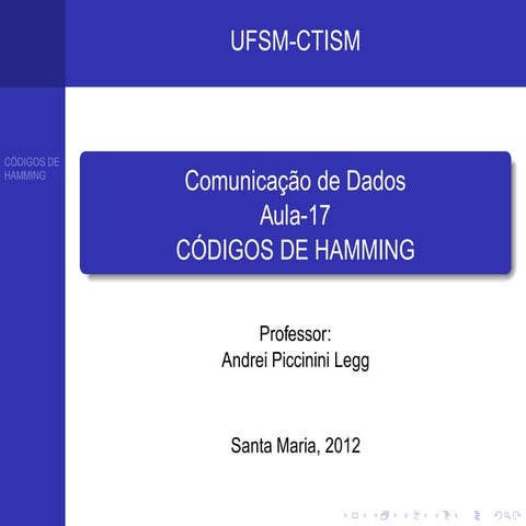 Códigos de hamming | PDF