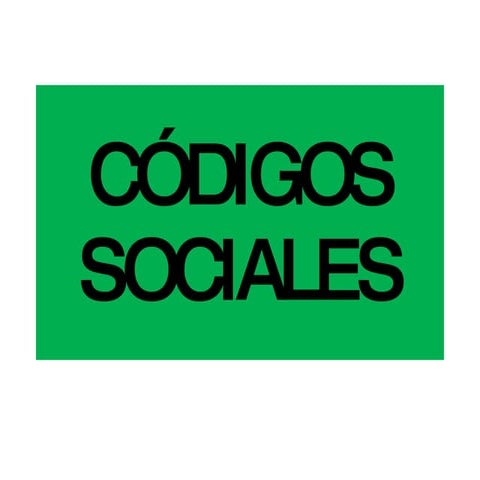 CóDigos Sociales AcuñA Aguirre Chiapeddi Pedrolo Ruggiero | PPT