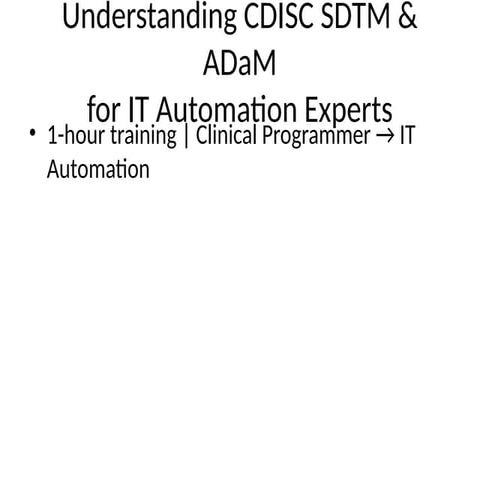 CDISCs_SDTM_basics.ppt