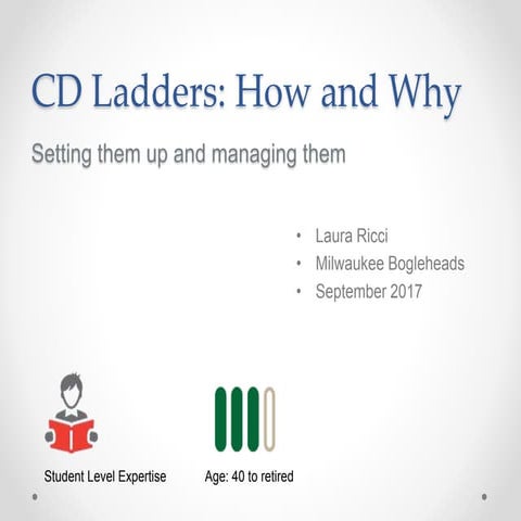 CD ladders: how and why | PPT
