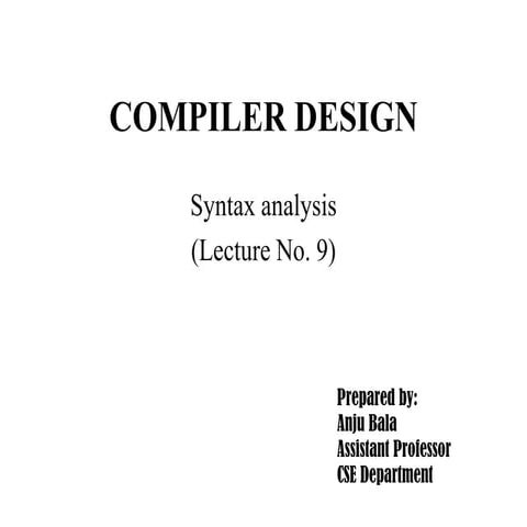 Compiler Design (Unit-2) Lecture 9ab.pdf