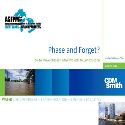 ASFPM 2016: Phase and Forget? | PPTX