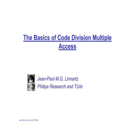 CDMA - the basics and how it works in Computer Networkspdf | PDF