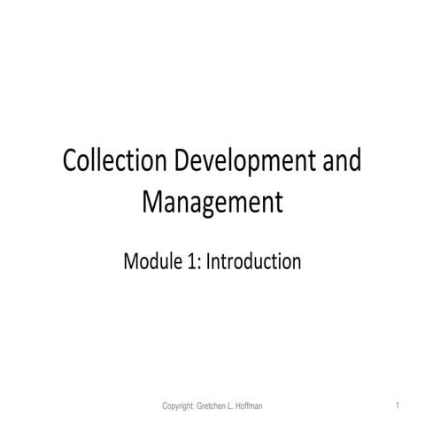 Cd module 1 intro | PPT