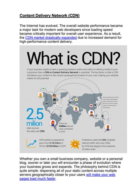 What is CDN ? how CDN work? | PPT