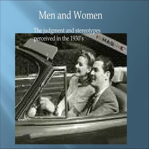 gender stereotypes | PPT