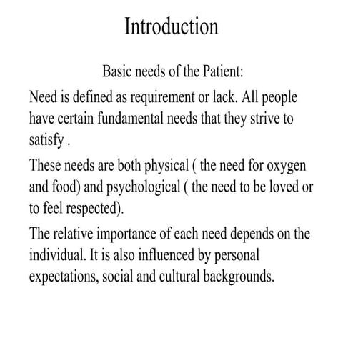 C:\Documents And Settings\Admin\Desktop\Meeting Needs Of Patient | PPT ...