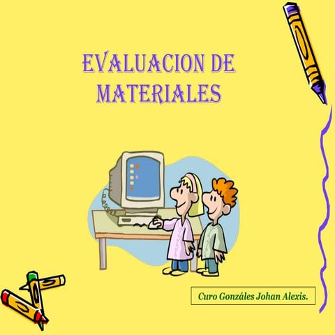DIAGNOSTICO Y EVALUACIÓN DE PROYECTOS EDUCATIVOS | PPT