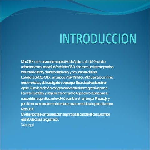 sistema operativo mac | PPT