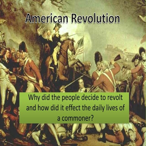 American Revolution | PPT