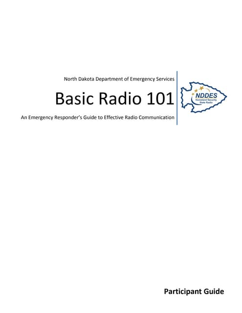 Basic Radio 101 Post Test | DOC