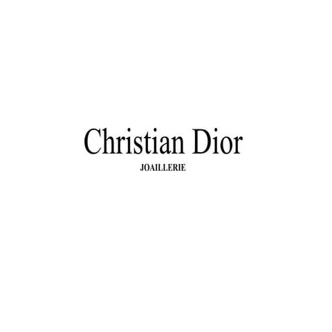 CHRISTIAN DIOR FINE JEWELRY under $30,000 | PPT