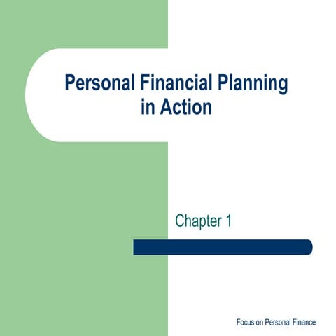 HUSC 3366 Chapter 1 Personal Finance in Action | PPTX