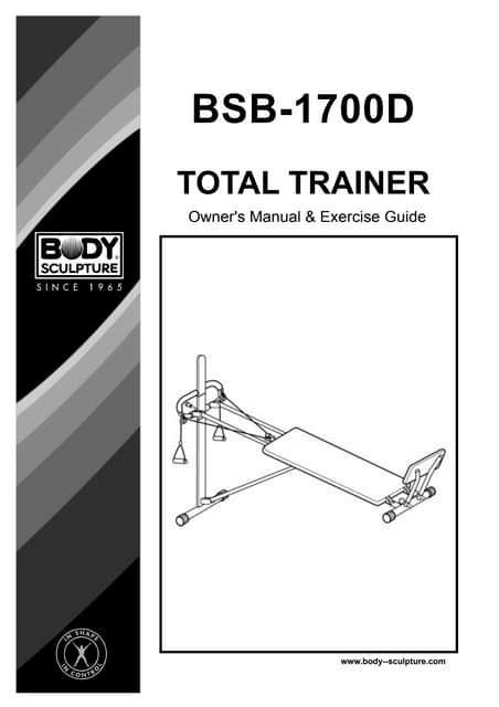 Bowflex PR1000 Home Gym Exercises & Manual | PDF | Fitness and Exercise ...