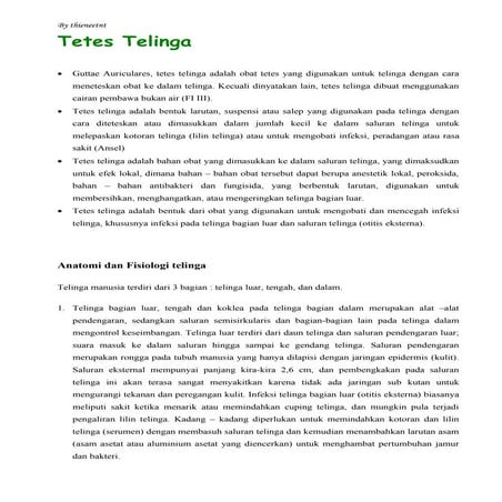 Tetes Telinga | DOC