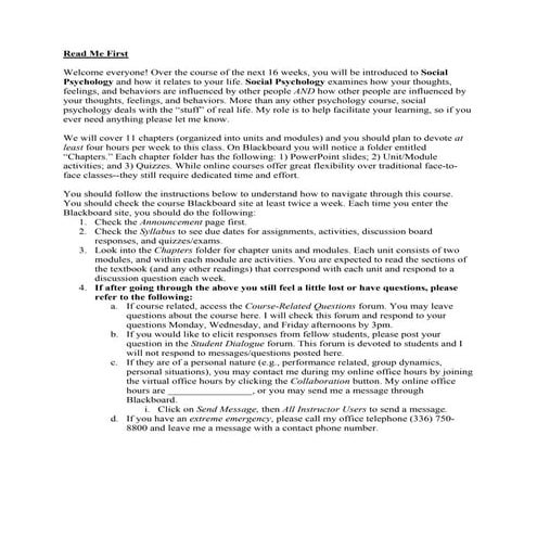 Read me first sample: Naomi's | PDF