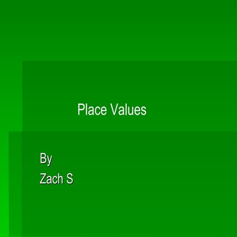 Place Values | PPT