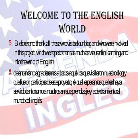 Welcome to english world | PPT