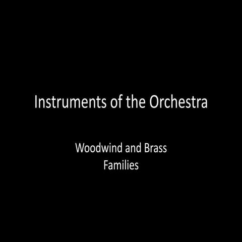 Brass and Woodwind Instruments | PPTX | Classical Music | Music