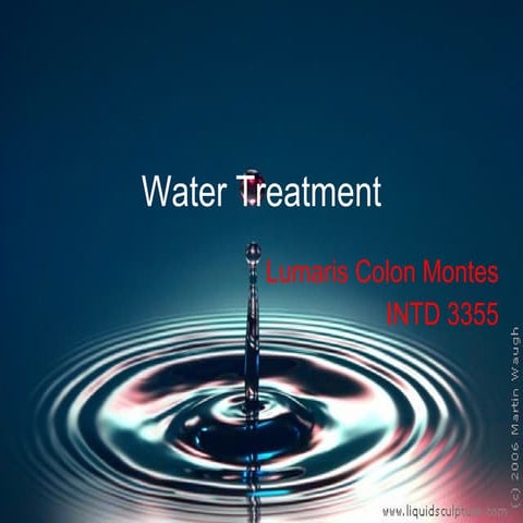 Water Treatment | PPT