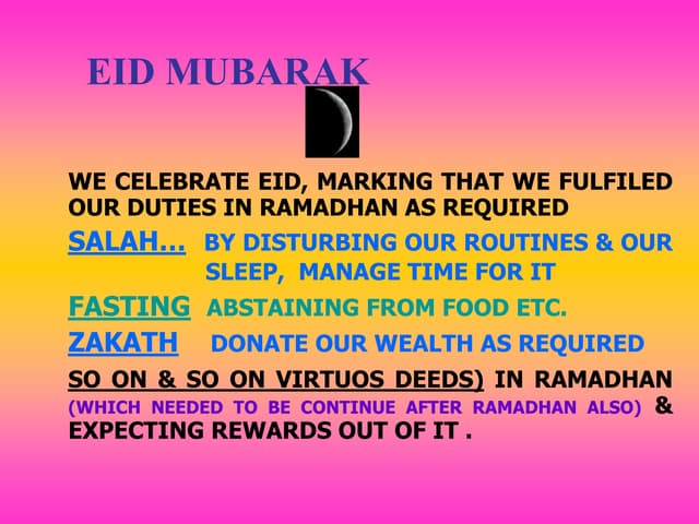 Eid Mubarak But Ppt