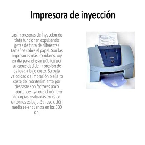 Impresoras matriz de punto | PPTX