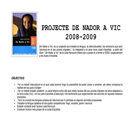 Nador a Vic | DOC