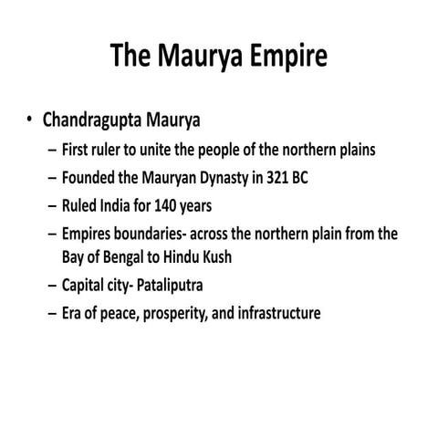 Maurya Empire | PPTX