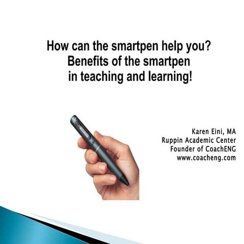 How can the smartpen help you? | PPT