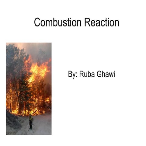Combustion Powerpoint | PPTX
