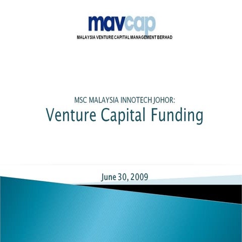 MSC Malaysia InnoTech Johor - MAVCAP | PPT