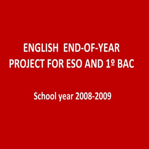 End-of-year project | PPT | Movies | Entertainment